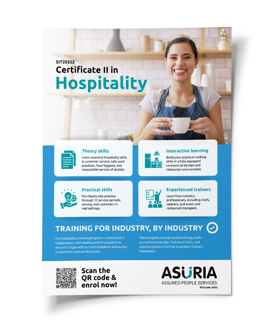 Course - Certificate II in Hospitality - SIT20322