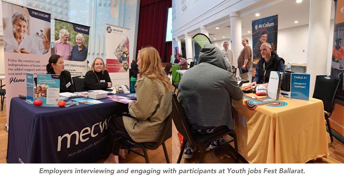 Youth Jobs Fest brings job seekers and businesses together in Ballarat